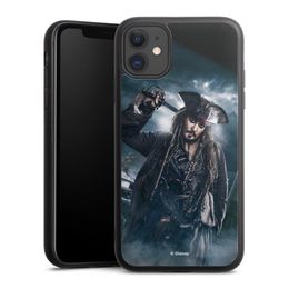 DeinDesign iPhone 11 Handy Gallery Case Handyh&uuml;lle 9H Geh&auml;rtetes Glas R&uuml;ckseite H&uuml;lle Fluch Der Karibik Captain Jack Sparrow Official Licensed Product Gallery 