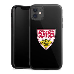DeinDesign iPhone 11 Handy Gallery Case Handyh&uuml;lle 9H Geh&auml;rtetes Glas R&uuml;ckseite H&uuml;lle Coat Of Arms Vfb Stuttgart Official Licensed Product Gallery Case