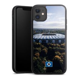 DeinDesign iPhone 11 Handy Gallery Case Handyh&uuml;lle 9H Geh&auml;rtetes Glas R&uuml;ckseite H&uuml;lle Hsv Hamburger Sv Stadium Gallery Case