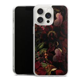 DeinDesign iPhone 15 Pro Max Handy Silikon H&uuml;lle Case transparent Handyh&uuml;lle Flowers Meadow Utart Silikon Case