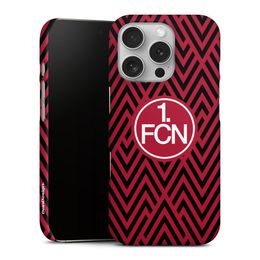 DeinDesign iPhone 16 Pro Handy Premium Case Smartphone Handyh&uuml;lle Schutzh&uuml;lle matt 1. Fcn Bundesliga 1. Fc N&uuml;rnberg Premium Case