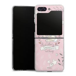 DeinDesign Galaxy Z Flip 5 Handy Hard Case Schutzh&uuml;lle transparent Smartphone Handy H&uuml;lle Bambi Official Licensed Product Thumper Hard Case