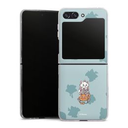 DeinDesign Galaxy Z Flip 5 Handy Hard Case Schutzh&uuml;lle transparent Smartphone Handy H&uuml;lle Aristocats Cat Disney Hard Case