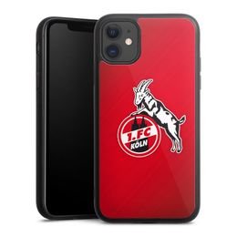 DeinDesign iPhone 11 Handy Gallery Case Handyh&uuml;lle 9H Geh&auml;rtetes Glas R&uuml;ckseite H&uuml;lle Effzeh Official Licensed Product 1. Fc K&ouml;ln Gallery Case
