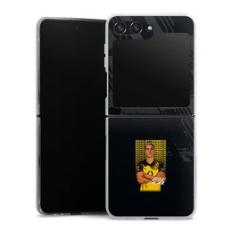 DeinDesign Galaxy Z Flip 5 Handy Hard Case Schutzh&uuml;lle transparent Smartphone Handy H&uuml;lle Nico Schlotterbeck Borussia Dortmund Bvb Hard Case