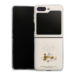 DeinDesign Galaxy Z Flip 5 Handy Hard Case Schutzh&uuml;lle transparent Smartphone Handy H&uuml;lle Winnie The Pooh Disney Official Licensed Product Hard Case