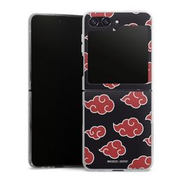 DeinDesign Galaxy Z Flip 5 Handy Hard Case Schutzh&uuml;lle transparent Smartphone Handy H&uuml;lle Naruto Shippuden Akatsuki Official Licensed Product Hard Case