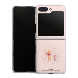 DeinDesign Galaxy Z Flip 5 Handy Hard Case Schutzh&uuml;lle transparent Smartphone Handy H&uuml;lle Disney Winnie The Pooh Piglet Official Licensed Product Hard Case