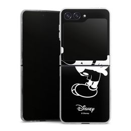 DeinDesign Galaxy Z Flip 5 Handy Hard Case Schutzh&uuml;lle transparent Smartphone Handy H&uuml;lle Disney Mickey Mouse Official Licensed Product Hard Case