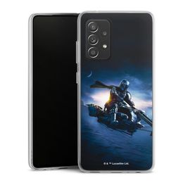 DeinDesign Galaxy A52s 5G Handy Silikon H&uuml;lle Case transparent Handyh&uuml;lle The Mandalorian Merchandise Star Wars Silikon Case