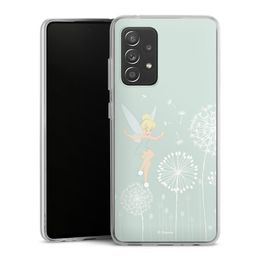 DeinDesign Galaxy A52s 5G Handy Silikon H&uuml;lle Case transparent Handyh&uuml;lle Disney Tinkerbells Dandelion Silikon Case