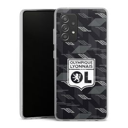 DeinDesign Galaxy A52s 5G Handy Silikon H&uuml;lle Case transparent Handyh&uuml;lle Olympique Lyonnais Official Licensed Product Ol Silikon Case