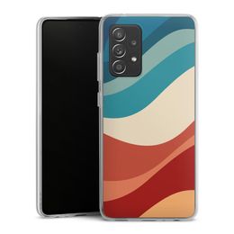 DeinDesign Galaxy A52s 5G Handy Silikon H&uuml;lle Case transparent Handyh&uuml;lle Colour Wave Ombre Silikon Case
