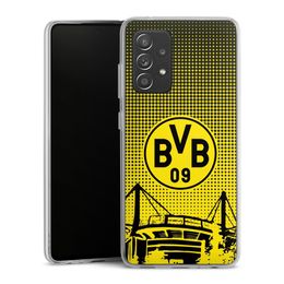 DeinDesign Galaxy A52s 5G Handy Silikon H&uuml;lle Case transparent Handyh&uuml;lle Bvb Stadium Borussia Dortmund Silikon Case