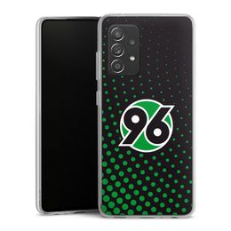DeinDesign Galaxy A52s 5G Handy Silikon H&uuml;lle Case transparent Handyh&uuml;lle Logo Hannover 96 Muster Silikon Case