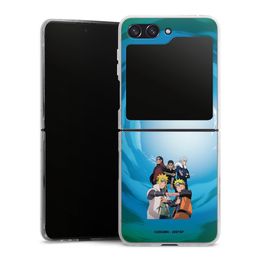 DeinDesign Galaxy Z Flip 5 Handy Hard Case Schutzh&uuml;lle transparent Smartphone Handy H&uuml;lle Naruto Shippuden Hokage Official Licensed Product Hard Case