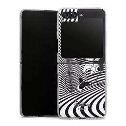 DeinDesign Galaxy Z Flip 5 Handy Hard Case Schutzh&uuml;lle transparent Smartphone Handy H&uuml;lle Disney Mickey Mouse Official Licensed Product Hard Case