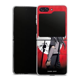 DeinDesign Galaxy Z Flip 5 Handy Hard Case Schutzh&uuml;lle transparent Smartphone Handy H&uuml;lle Manga Naruto Shippuden Anime Hard Case