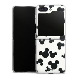 DeinDesign Galaxy Z Flip 5 Handy Hard Case Schutzh&uuml;lle transparent Smartphone Handy H&uuml;lle Mickey Mouse Official Licensed Product Disney Hard Case