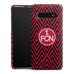 DeinDesign Galaxy S10 Handy Premium Case Smartphone Handyh&uuml;lle Schutzh&uuml;lle gl&auml;nzend 1. Fcn Bundesliga 1. Fc N&uuml;rnberg Premium Case
