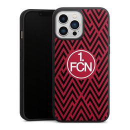 DeinDesign iPhone 13 Pro Max Handy Premium Silikon H&uuml;lle Handyh&uuml;lle schwarz Case 1. Fcn Bundesliga 1. Fc N&uuml;rnberg Silikon Premium Case