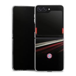 DeinDesign Galaxy Z Flip 5 Handy Hard Case Schutzh&uuml;lle transparent Smartphone Handy H&uuml;lle Fc Bayern M&uuml;nchen Fcb Stadium Hard Case