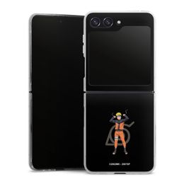 DeinDesign Galaxy Z Flip 5 Handy Hard Case Schutzh&uuml;lle transparent Smartphone Handy H&uuml;lle Anime Naruto Shippuden Official Licensed Product Hard Case