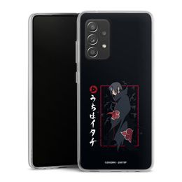 DeinDesign Galaxy A52s 5G Handy Silikon H&uuml;lle Case transparent Handyh&uuml;lle Itachi Uchiha Official Licensed Product Naruto Shippuden Silikon Case