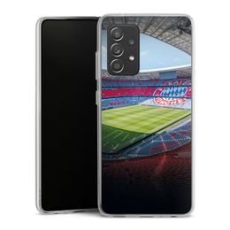 DeinDesign Galaxy A52s 5G Handy Silikon H&uuml;lle Case transparent Handyh&uuml;lle Fcb Stadium Fc Bayern M&uuml;nchen Silikon Case