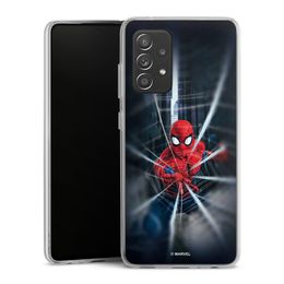 DeinDesign Galaxy A52s 5G Handy Silikon H&uuml;lle Case transparent Handyh&uuml;lle Marvel Spiderman Kinofilm Silikon Case
