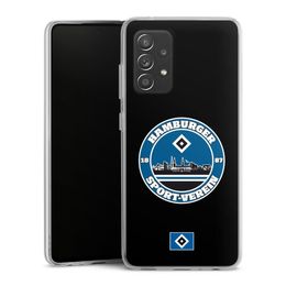 DeinDesign Galaxy A52s 5G Handy Silikon H&uuml;lle Case transparent Handyh&uuml;lle Hsv Logo Hamburger Sv Silikon Case