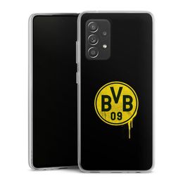 DeinDesign Galaxy A52s 5G Handy Silikon H&uuml;lle Case transparent Handyh&uuml;lle Borussia Dortmund Bvb Official Licensed Product Silikon Case