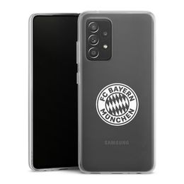 DeinDesign Galaxy A52s 5G Handy Silikon H&uuml;lle Case transparent Handyh&uuml;lle Fcb Fc Bayern M&uuml;nchen Coat Of Arms Silikon Case