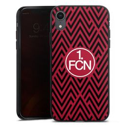 DeinDesign iPhone Xr Handy Silikon H&uuml;lle Case schwarz Handyh&uuml;lle 1. Fcn Bundesliga 1. Fc N&uuml;rnberg
