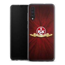 DeinDesign Galaxy A50 Handy Silikon H&uuml;lle Case transparent Handyh&uuml;lle Logo Official Licensed Product 1. Fc Kaiserslautern Silikon Case