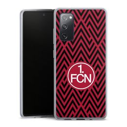 DeinDesign Galaxy S20 FE Handy Silikon H&uuml;lle Case transparent Handyh&uuml;lle 1. Fc N&uuml;rnberg Bundesliga 1. Fcn Silikon Case