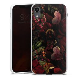 DeinDesign iPhone Xr Handy Silikon H&uuml;lle Case wei&szlig; Handyh&uuml;lle Flowers Meadow Utart Silikon Case