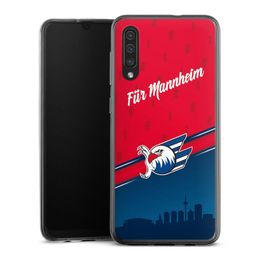 DeinDesign Galaxy A50 Handy Silikon H&uuml;lle Case transparent Handyh&uuml;lle Sports Adler Mannheim Logo Silikon Case