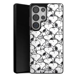 DeinDesign Galaxy S25 Ultra Handy Silikon H&uuml;lle Case schwarz Handyh&uuml;lle Peanuts Snoopy Muster