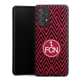 DeinDesign Galaxy A52s 5G Handy Premium Silikon H&uuml;lle Handyh&uuml;lle schwarz Case 1. Fcn Bundesliga 1. Fc N&uuml;rnberg Silikon Premium Case