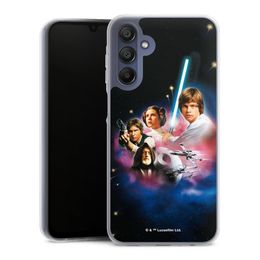 DeinDesign Galaxy A15 5G Handy Silikon H&uuml;lle Case transparent Handyh&uuml;lle Star Wars Lightsaber Merchandise Silikon Case