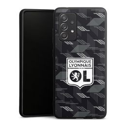 DeinDesign Galaxy A52s 5G Handy Premium Silikon H&uuml;lle Handyh&uuml;lle schwarz Case Olympique Lyonnais Official Licensed Product Ol Silikon Premium Case