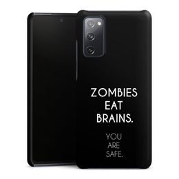 DeinDesign Galaxy S20 FE 5G Handy Premium Case Smartphone Handyh&uuml;lle Schutzh&uuml;lle matt Zombie Statement Funny Premium Case