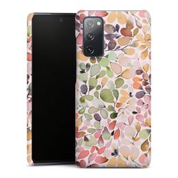 DeinDesign Galaxy S20 FE Handy Premium Case Smartphone Handyh&uuml;lle Schutzh&uuml;lle matt Muster Eukalyptus Pattern Premium Case