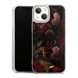 DeinDesign iPhone 13 Mini Handy Slim Case Silikon Handyh&uuml;lle transparent H&uuml;lle extra d&uuml;nn Flowers Meadow Utart Silikon Slim Case