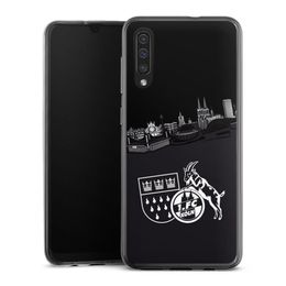 DeinDesign Galaxy A50 Handy Silikon H&uuml;lle Case transparent Handyh&uuml;lle Skyline Official Licensed Product 1. Fc K&ouml;ln Silikon Case