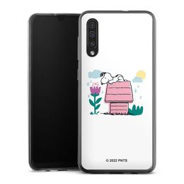 DeinDesign Galaxy A50 Handy Silikon H&uuml;lle Case transparent Handyh&uuml;lle Snoopy Dog Official Licensed Product Silikon Case