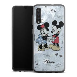 DeinDesign Galaxy A50 Handy Silikon H&uuml;lle Case transparent Handyh&uuml;lle Vintage Disney Silikon Case