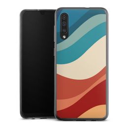 DeinDesign Galaxy A50 Handy Silikon H&uuml;lle Case transparent Handyh&uuml;lle Ombre Wave Colour Silikon Case