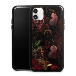 DeinDesign iPhone 11 Handy Silikon H&uuml;lle Case schwarz Handyh&uuml;lle Flowers Utart Meadow
